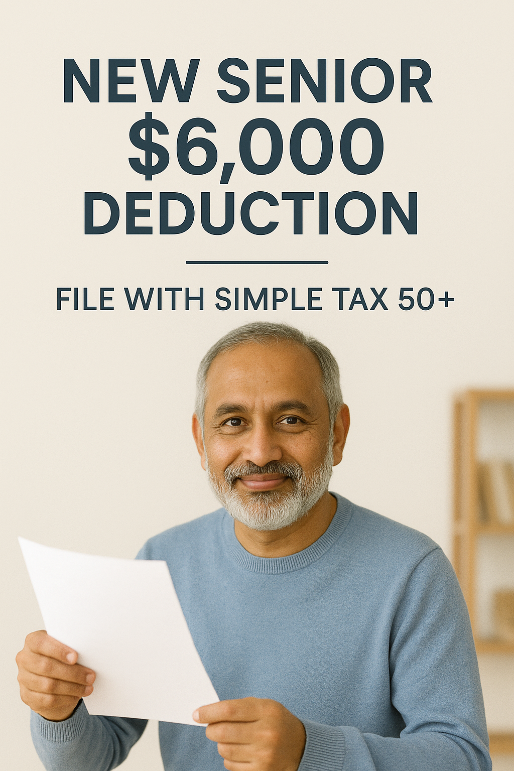 Senior 1040 Tax Landing Page